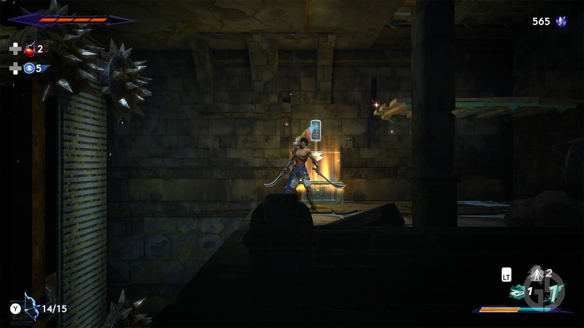 All Azure Damascus Ingot locations in Prince of Persia: The Lost Crown