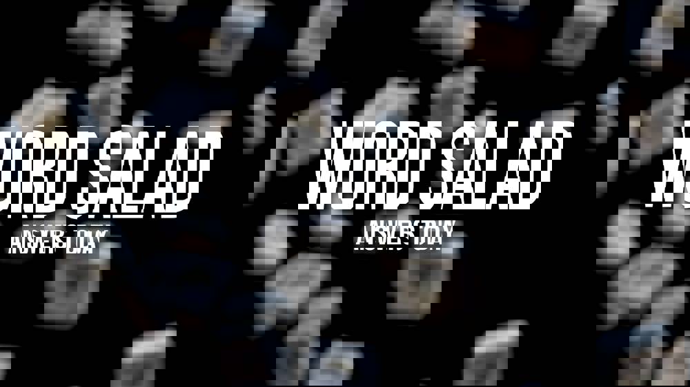 Word Salad answers for game #201 today (Sep 17th)