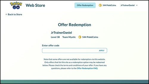Pokemon GO promo codes in August 2024