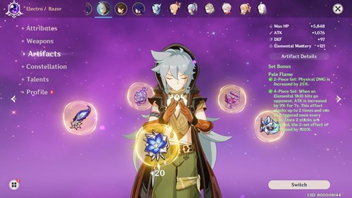 Best Genshin Impact Razor Builds