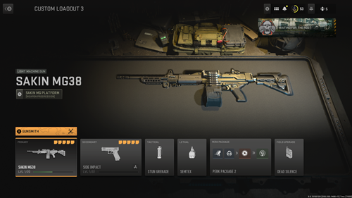 Best Sakin MG38 Loadout MW2: Class Setup, Attachments And Perks