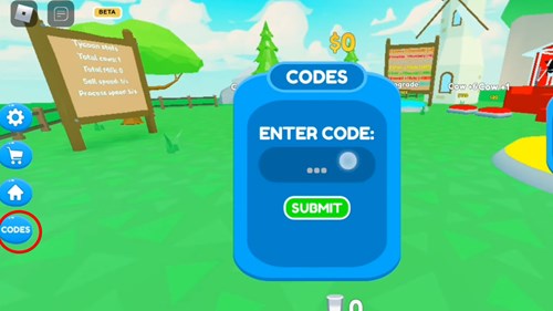 All Milk Tycoon codes to redeem for free cows